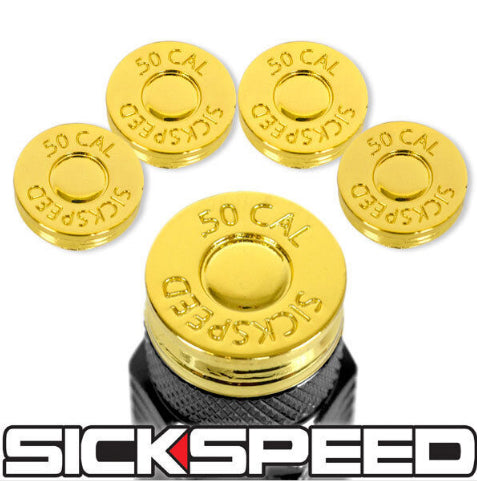 4pc 24k .50 CAL FLAT CAPS – Sickspeed