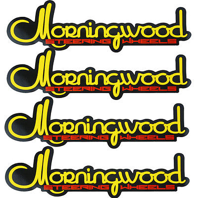 MORNINGWOOD 4 PIECE STICKER VINYL DECAL LOGO STICKERBOMB FOR CAR/TRUNK ...
