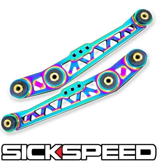 SICKSPEED NEW LOWER CONTROL ARM SET FOR CIVIC DEL SOL INTEGRA EG NEO ...