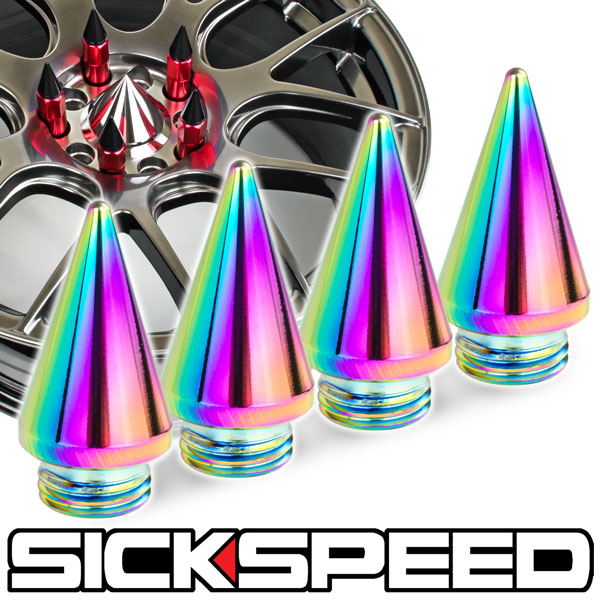 4PC SPIKED CAPS FOR SICKSPEED LUG NUTS ST1 – Sickspeed