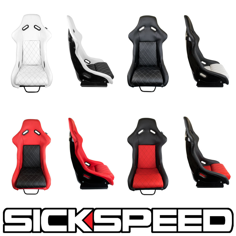 GAIJIN V1 LEATHER DIAMOND STITCH RACING SEATS – Sickspeed