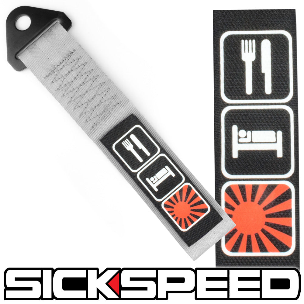 HIGH STRENGTH RACING TOW STRAP WITH INTERCHANGEABLE BADGES – Sickspeed